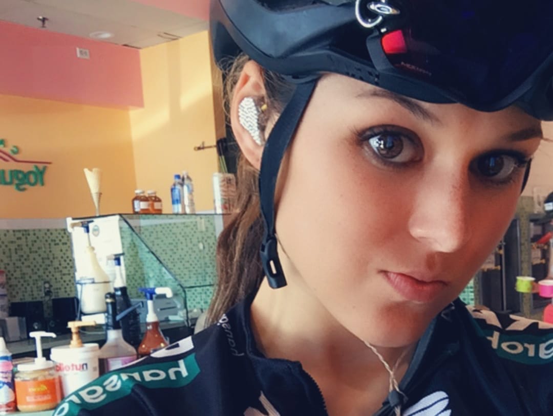 Met wielrenster Josiane Lessard wil jij vast wel een stukje fietsen ...