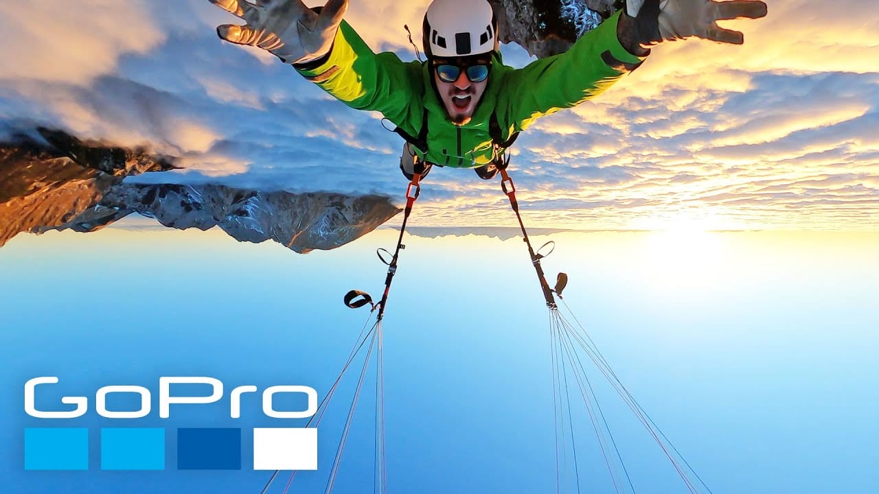 GoPro Awards; paragliden met een prachtige zonsondergang!