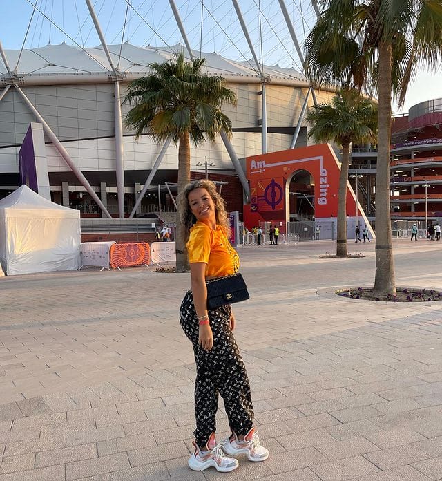 De vriendinnen van het Oranje elftal: Jaimy Kenswiel (vriendin ...